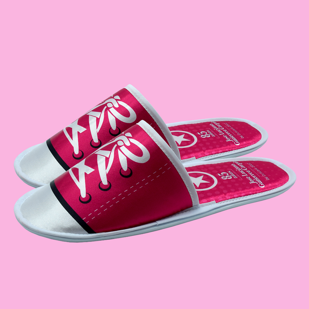 Pantuflas tipo tenis fucsia – Pantufiesta